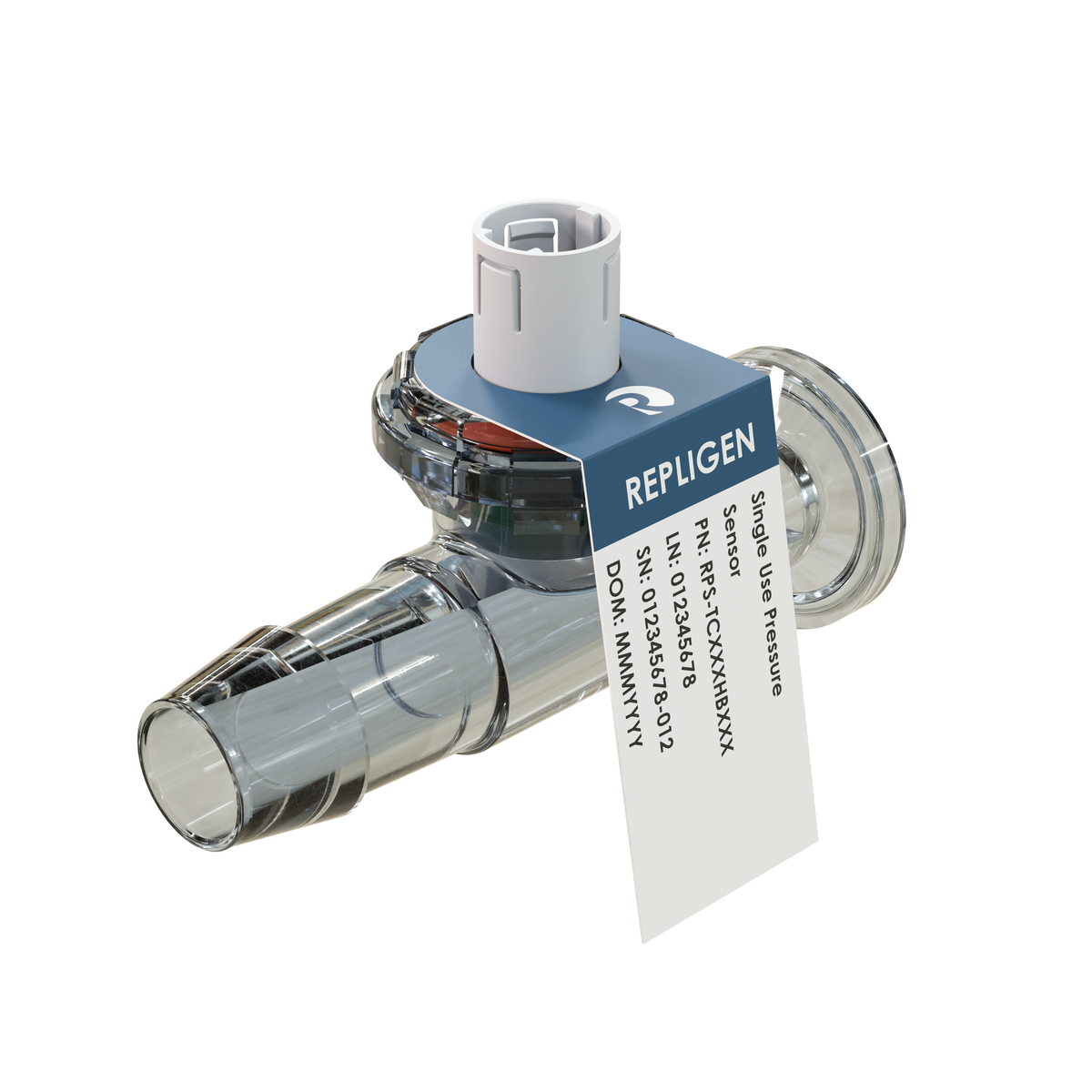 Tri-Clamp 0.50 in to Hose barb 0.50 in Connection Single-use Pressure ...