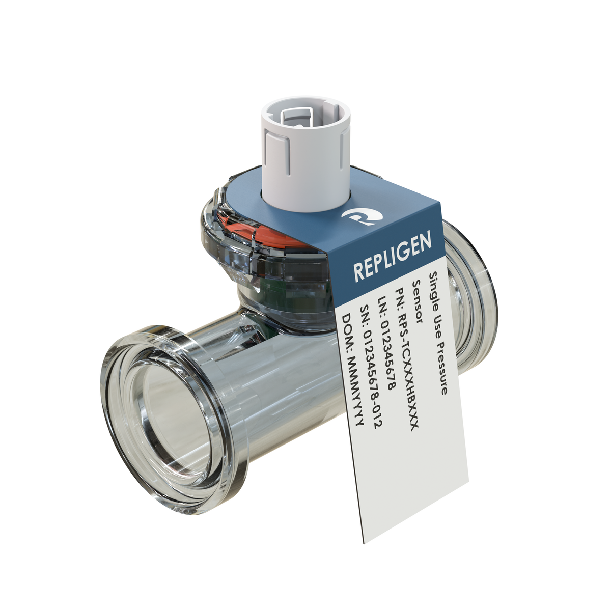 Tri-Clamp 0.75 in Connection Single-use Pressure Sensor Gamma Irradiat ...